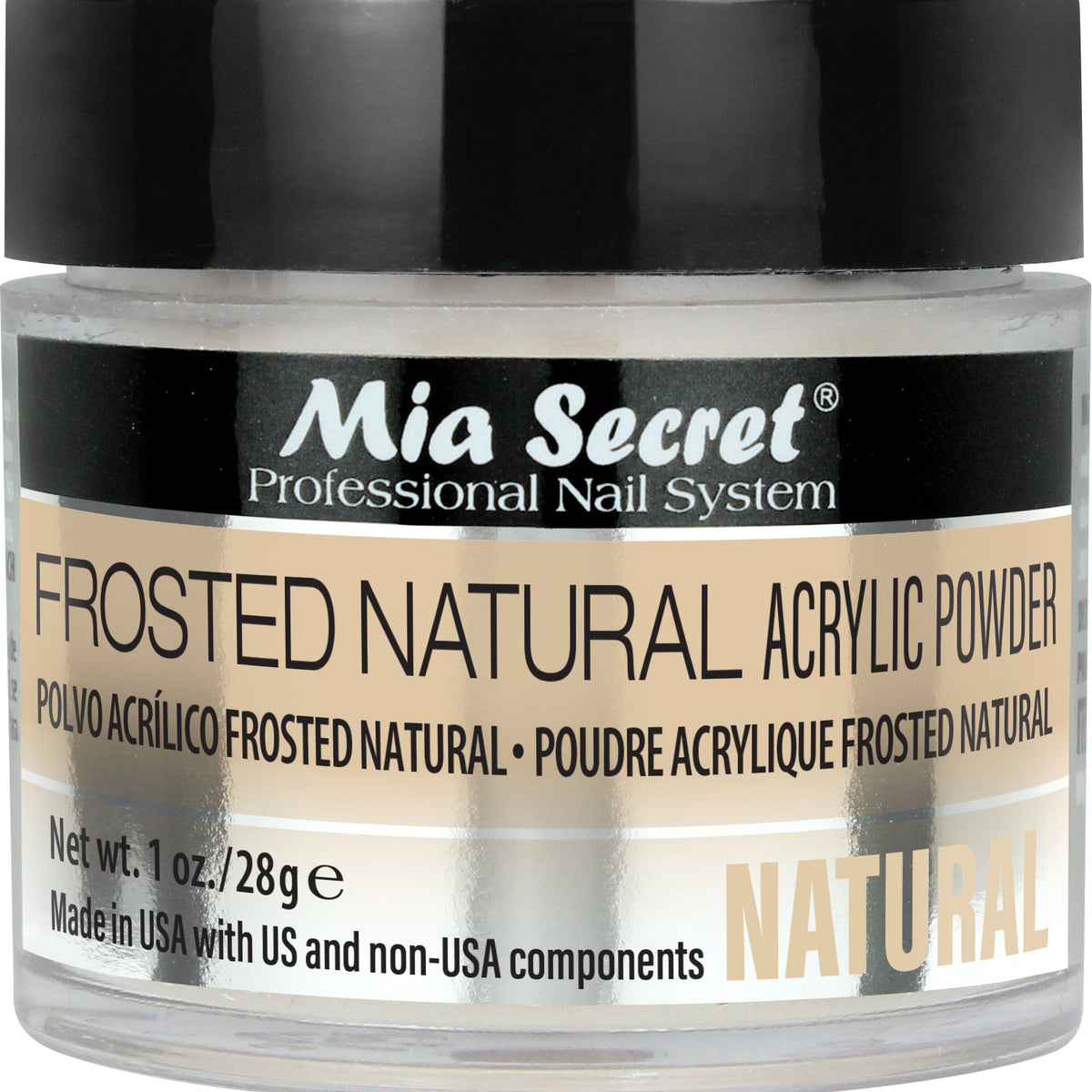 Frosted Natural Acrylic Powder – Mia Secret Store
