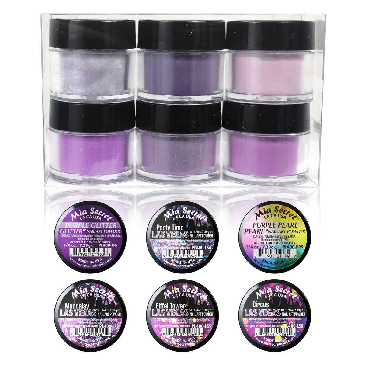 Amethyst Colored Acrylic Powder Collection (Remix series) – Mia Secret ...