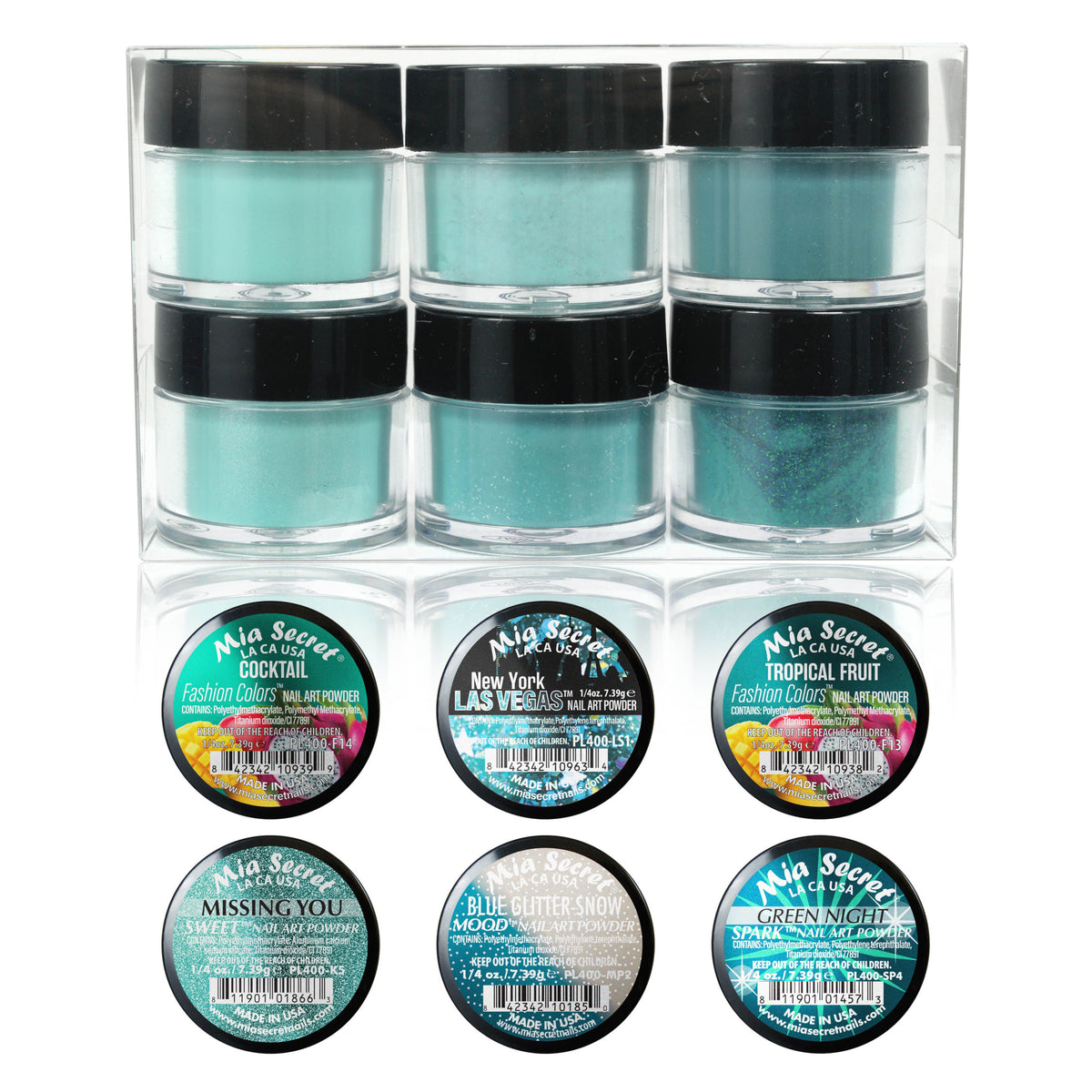 Deep Ocean Colored Acrylic Powder Collection (Remix series) – Mia ...